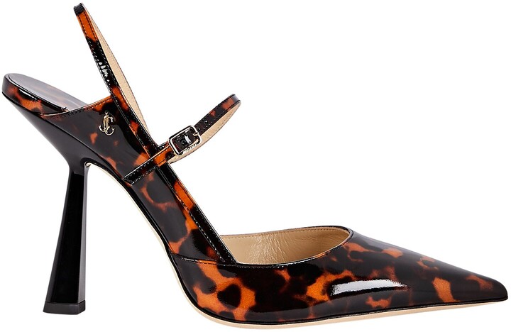 Jimmy Choo Ray 100 Patent Leather Pumps - ShopStyle