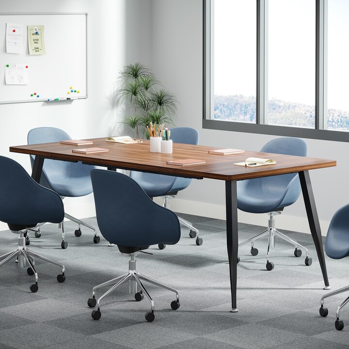 Farfarview 6FT Rectangle Conference Table, Large Meeting Seminar Table ...