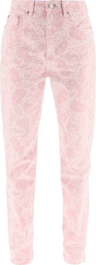 Ganni Paisley Print Jeans - ShopStyle
