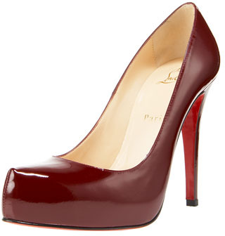 Christian Louboutin Rolando Hidden-Platform Pump, Patent Leather - ShopStyle Platforms