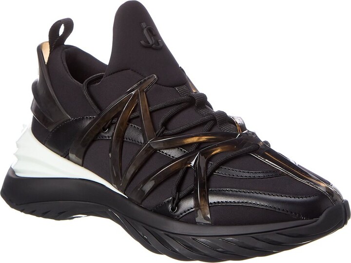 Jimmy Choo Cosmos/F Neoprene & Leather Sneaker - ShopStyle