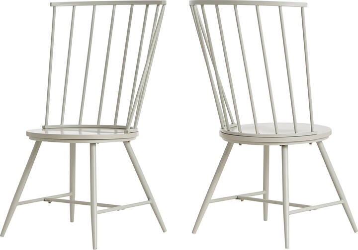 Inspire Q Truman High Back Metal and Wood Spindle Dining Chair - ShopStyle