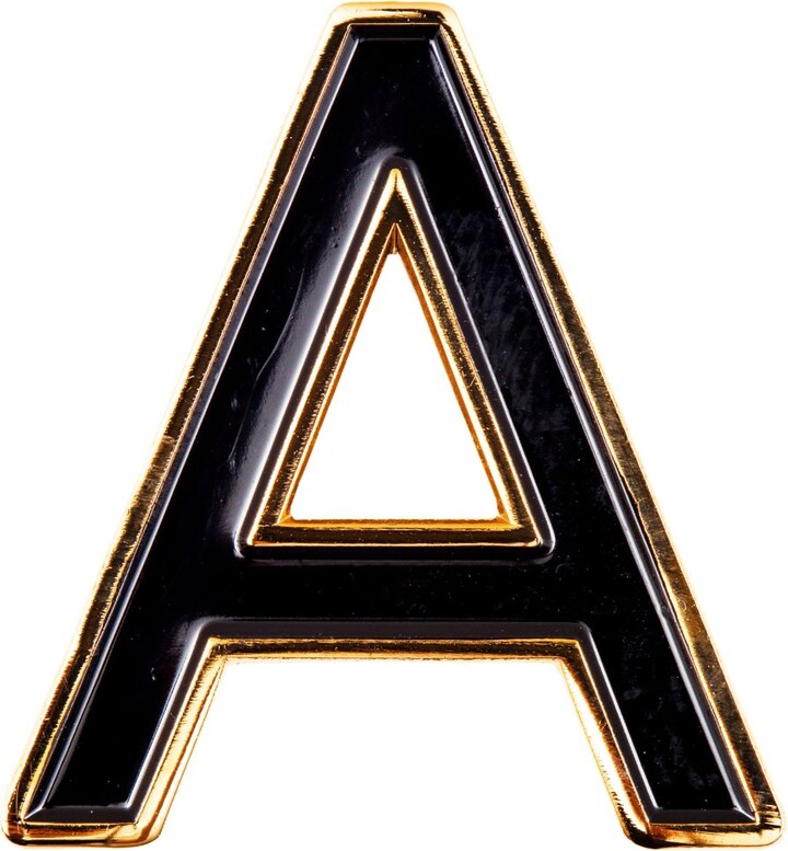 Make Heads Turn Enamel Letter A Pin - ShopStyle