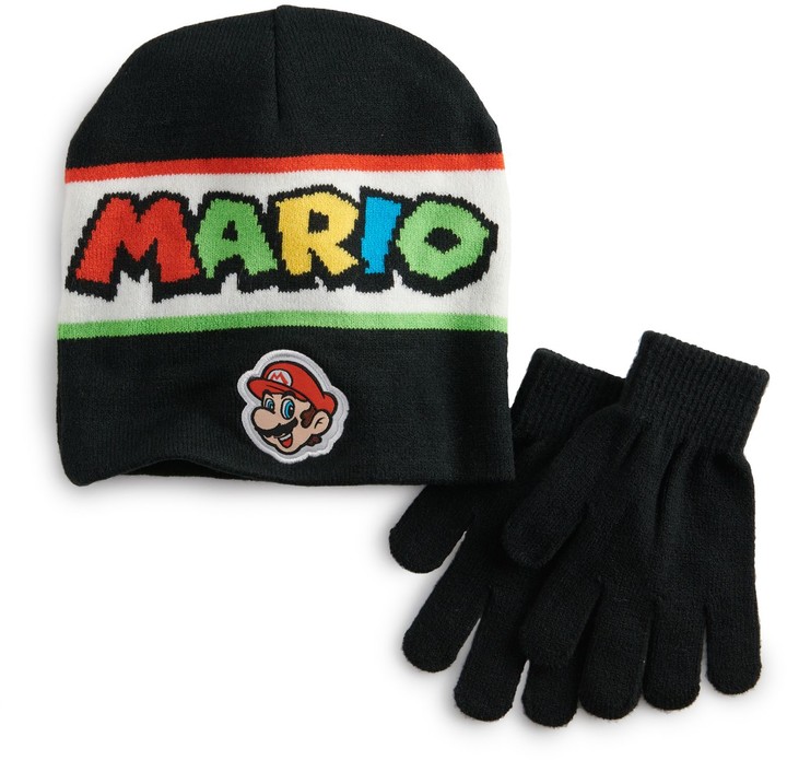 Licensed Character Boys Super Mario Hat & Glove Set - ShopStyle
