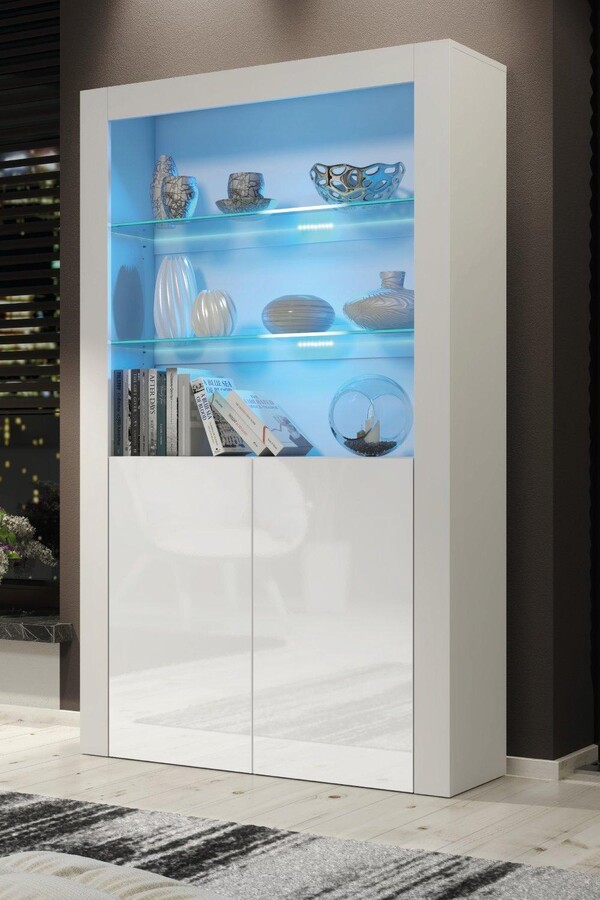Creative Furniture Display Cabinet 170cm Modern Sideboard 2 Doors ...