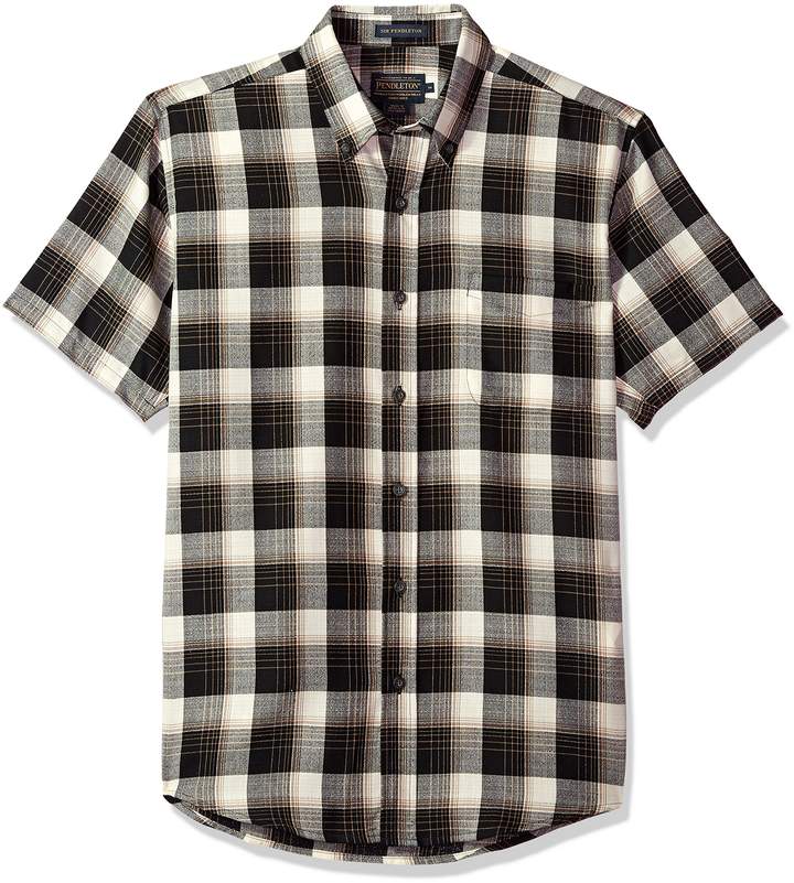 Pendleton Men's Short Sleeve Wool-lin Shirt - ShopStyle