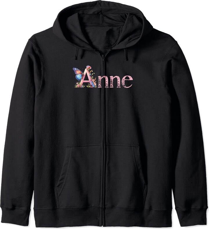 Anne Colorful Blossom Winged Name Anne Initial A Spring Floral And ...