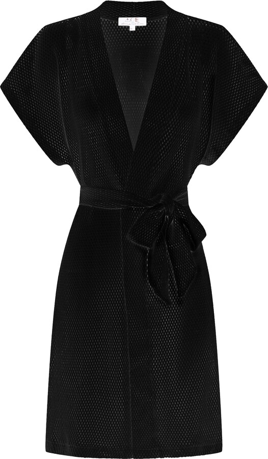 ARMS OF EVE Venice Robe - Black - ShopStyle