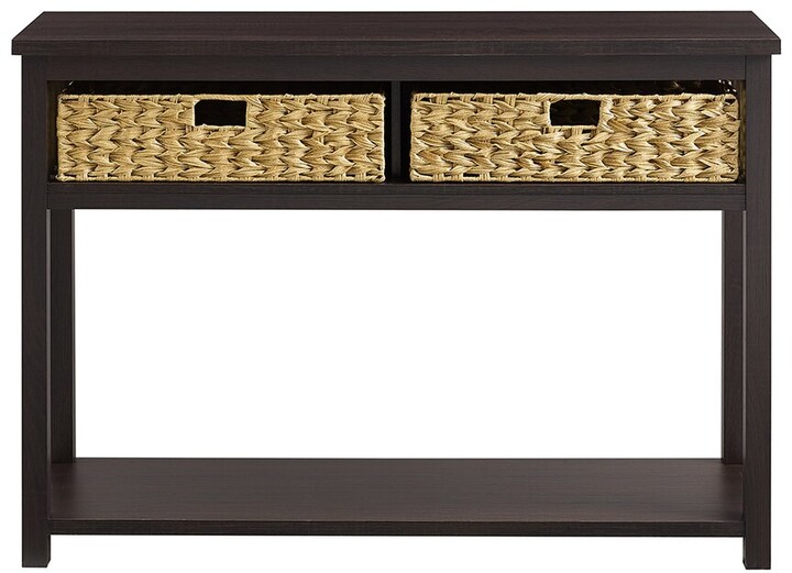 Hewson Mission Storage Espresso Entry Table - ShopStyle