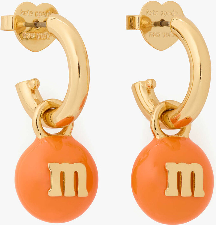Kate Spade M & m's X New York Charm Huggies - ShopStyle