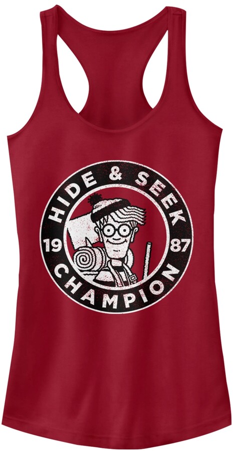 Fifth Sun Where's Waldo Hide and Seek Champion Ideal Racer Back Tank ...