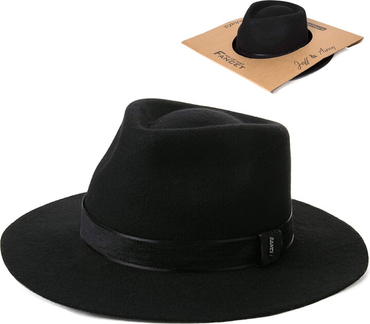 Jeff & Aimy Mens Womens 1920s Derby Homburg Gangster Fedora Manhattan ...