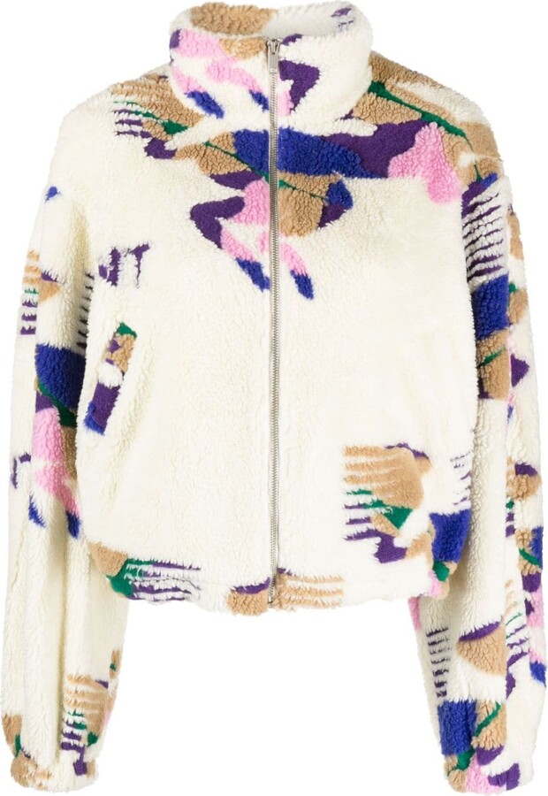MARANT ÉTOILE Mackensy fleece jacket - ShopStyle