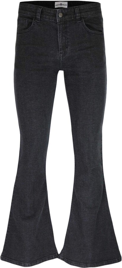 Madcap England Men's Retro 60s / 70s Rock Bellbottom Flares in Stretch ...