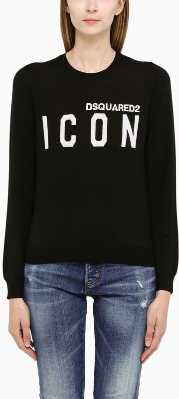 DSQUARED2 crew neck sweater - ShopStyle