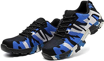 Morbuy Steel Toe Safety Shoes for Men Trainers Lightweight Work ...