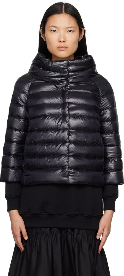 Herno Black Sofia Down Jacket - ShopStyle