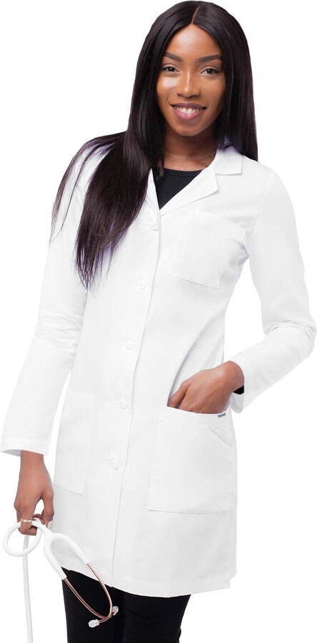 Adar Uniforms Adar Universal Lab Coat for Women - Slim-Cut Medical Lab ...
