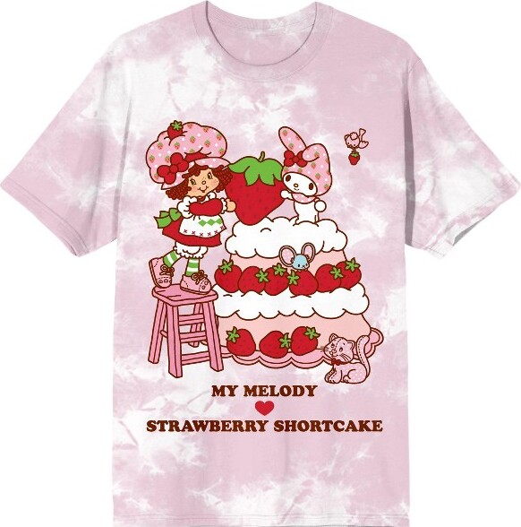 SANRIO My Melody X Strawberry Shortcake Sharing Giant Strawberry Women ...