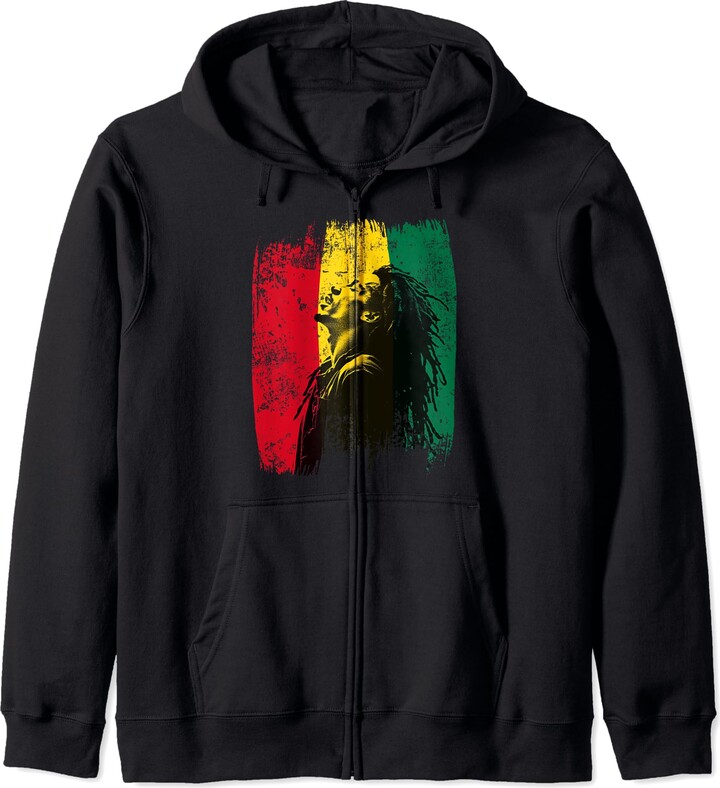 Reggae Flagge Rastafari Ghanaische Wurzeln Rastamann Reggae Dreadlocks ...