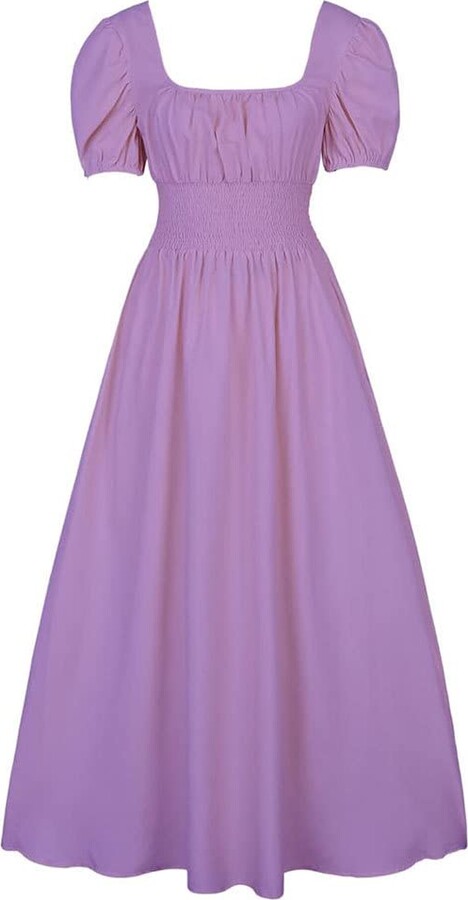 Mavikim Women's Renaissance Regency Dress Medieval Victorian Tea Ball ...