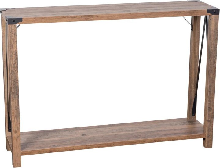 Merrick Lane Green River Modern Farmhouse Engineered Wood Sofa Table ...
