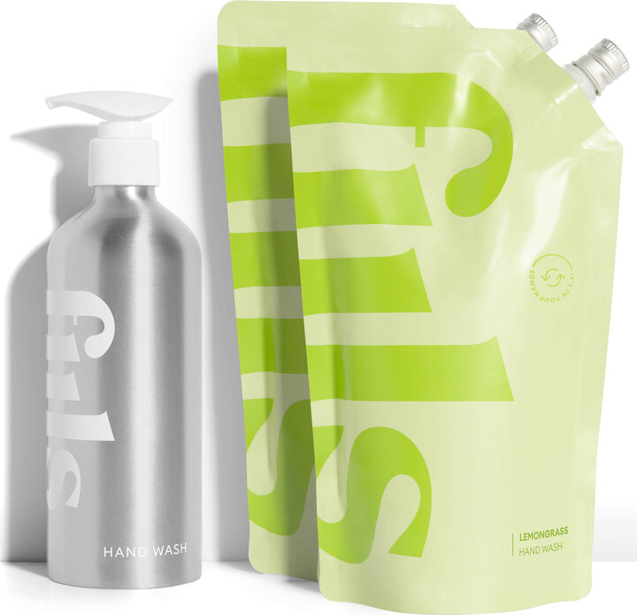 fiils The Lemongrass Hand Wash Kit (Various Options) - Silver ...