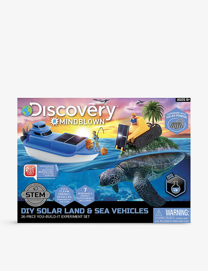 FAO SCHWARZ DISCOVERY DIY Solar Land and Sea Vehicles playset ...