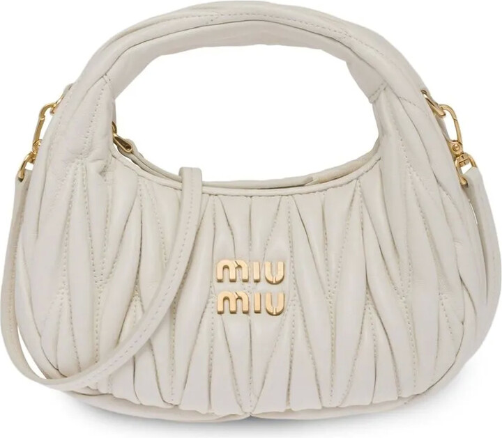 Miu Miu mini Wander matelassé-effect shoulder bag - ShopStyle