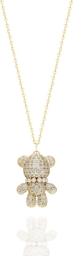 Miss Happiness - Lily Teddy Bear Necklace - ShopStyle