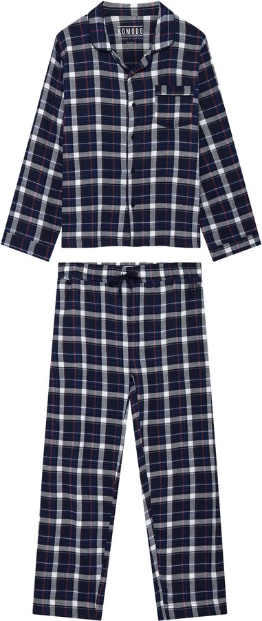 Komodo Jim Jam - Womens Gots Organic Cotton Pyjama Set Dark Navy ...
