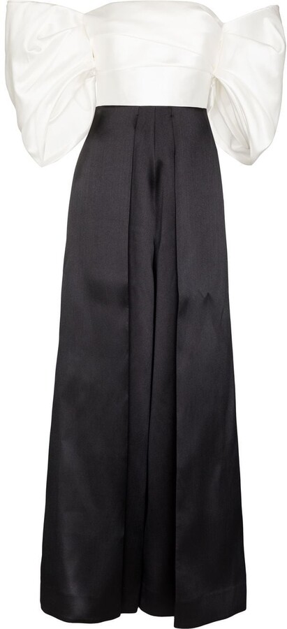 SOLACE London Freya off-shoulder jumpsuit - ShopStyle