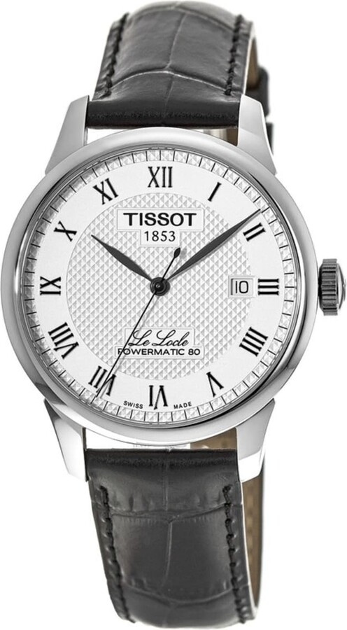 Tissot Le Locle Powermatic 80 Automatic Silver Dial Men's Watch T006.407.16.033.00 - ShopStyle