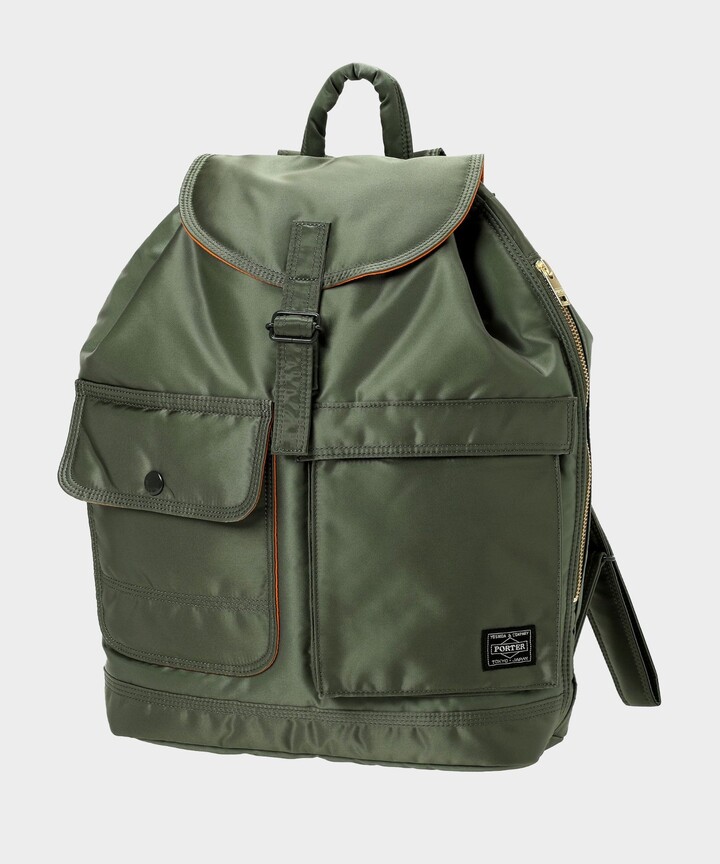 Porter-Yoshida & Co Porter Tanker Ruck Sack Large in Olive - ShopStyle ...