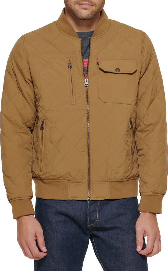 Levi's Men's Diamond Quilted Bomber Jacket - ShopStyle