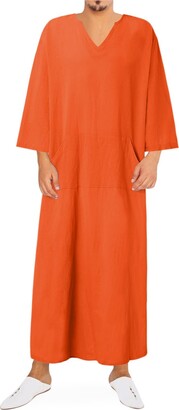 MODSGUE Islamic Clothing Men's Saudi Arabic Prayer Clothing Muslim ...