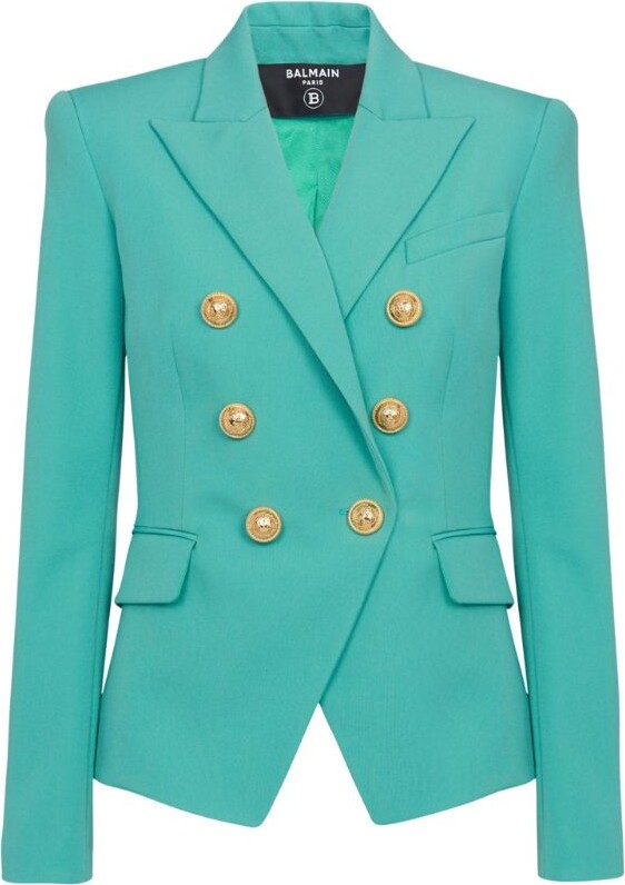 Balmain Double-Breasted Blazer - ShopStyle