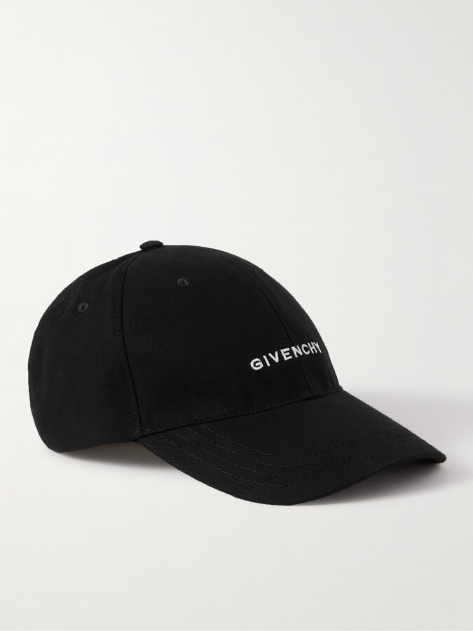 Givenchy Logo-Embroidered Cotton-Blend Twill Baseball Cap - ShopStyle Hats