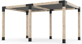 Toja Grid 16 Ft. W x 10 Ft. D Steel Pergola with Canopy - ShopStyle ...