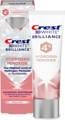 Crest 3D White Brilliance Hydrogen Peroxide Toothpaste with Fluoride ...