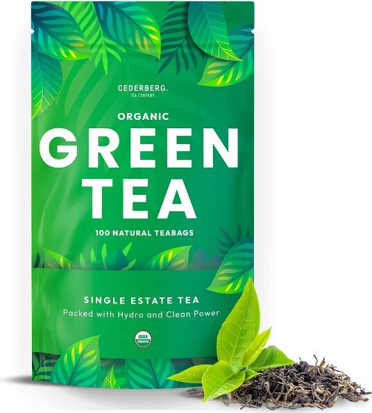 Cederberg Tea Company Green Herbal Tea, USDA Organic, Non-GMO, Eco ...