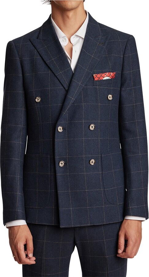 Paisley & Gray Fleet Slim Peak Wool-Blend Jacket - ShopStyle Sport ...