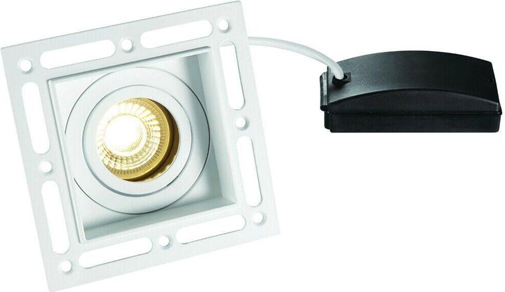 Loops Invisible Plaster Over Square Ceiling Spotlight Matt White ...
