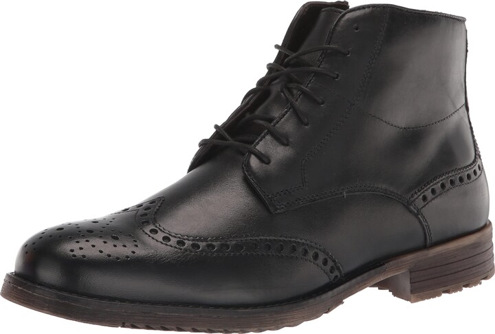 Thomas & Vine Mens Ryker Wingtip Boot Black - ShopStyle