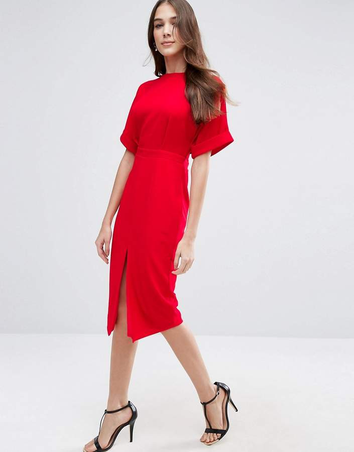 ASOS Wiggle Dress with Split Front - ShopStyle