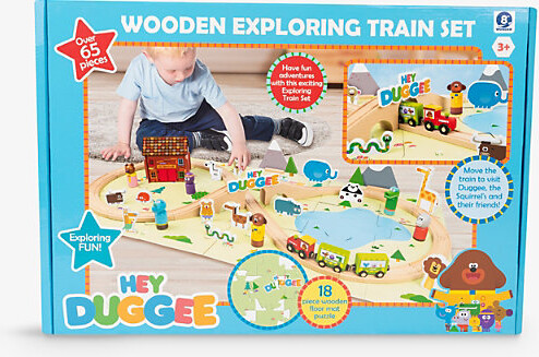 Hey Duggee Safari Wooden toy Train set - ShopStyle Games & Puzzles