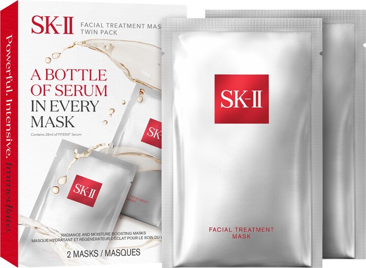 SK-II Brightening Serum Facial Treatment Sheet Masks Twin Pack - ShopStyle