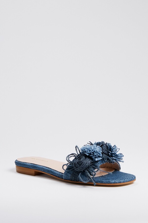 Tuckernuck Shoes Marine Raffia Nicola Sandals - ShopStyle
