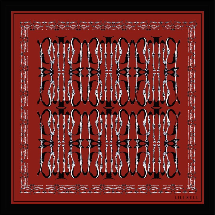 Lili Sell The Red Rum Silk Scarf - ShopStyle Scarves & Wraps