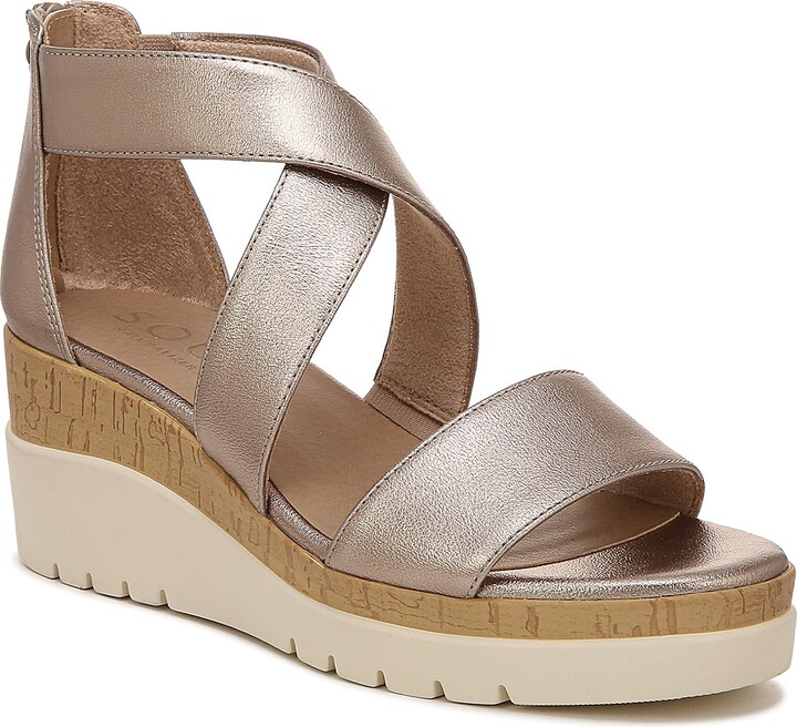 Soul Naturalizer Wide Width Goodtimes Wedge Sandal - ShopStyle